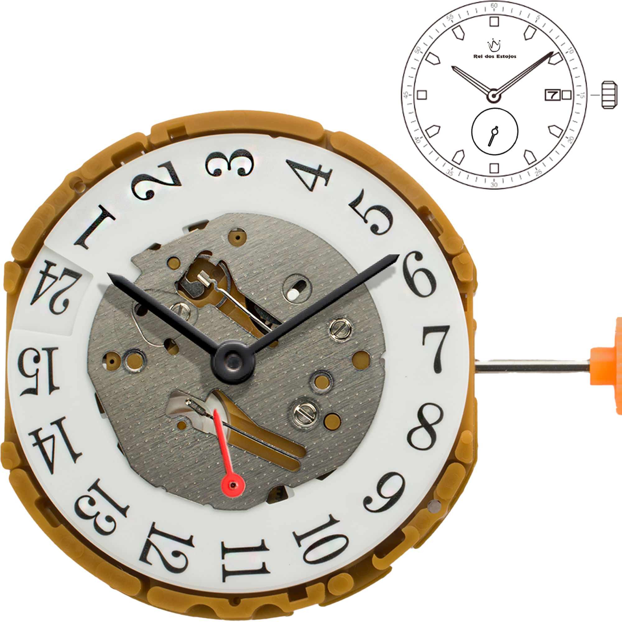 Máquina GP11 sem Ponteiro de Segundos - Rei dos Estojos